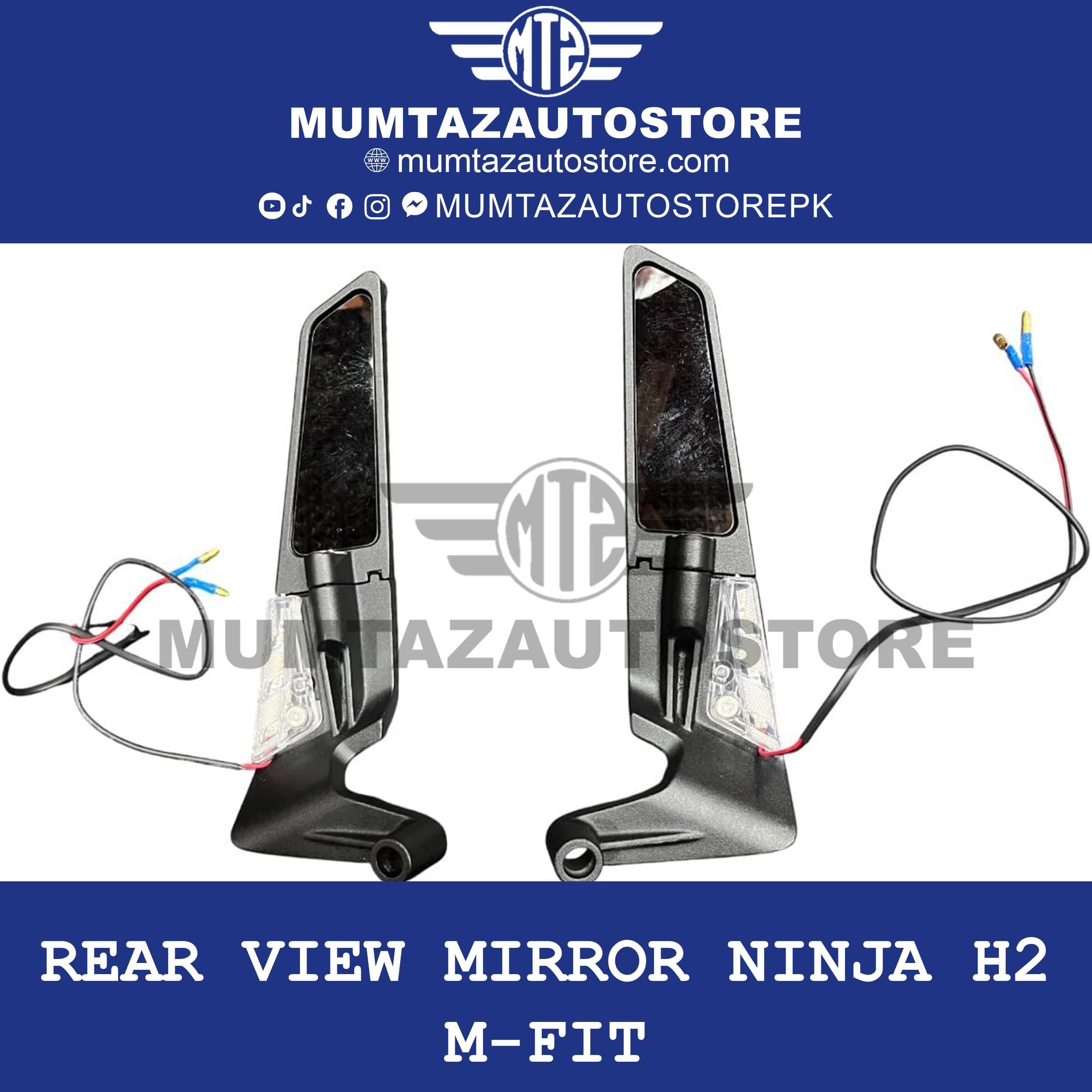 Rear View Mirror Ninja H2 M-FIT – Mumtaz Auto Store